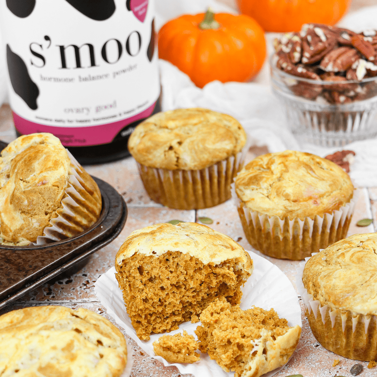 Pumpkin Cream Cheese Swirled Muffins – The S’moo Co